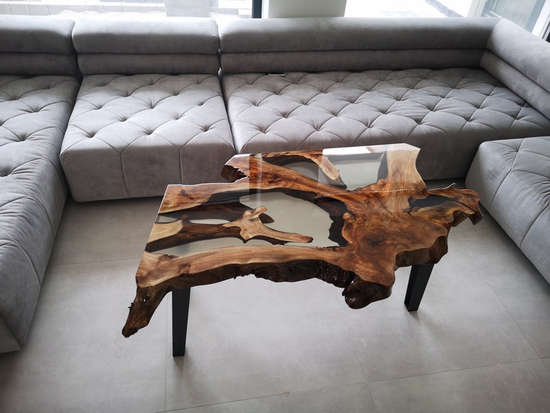 Coffe Table From Walnut Roots Slabs - Etsy