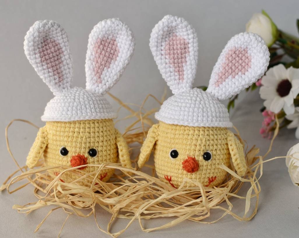 Easter Chick Toy Easter Bunny Eggs - Etsy