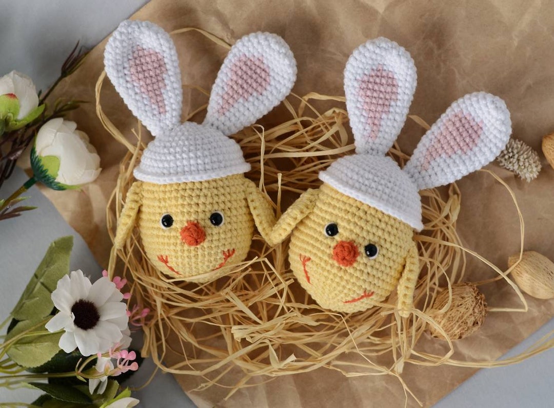 Easter Chick Toy Easter Bunny Eggs - Etsy