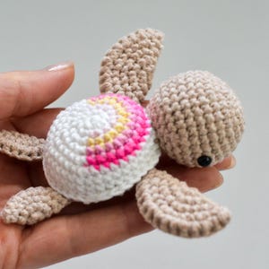 Crochet Turtle Rainbow Turtle Sea Animals Baby Gift Sea Baby Shower - Etsy