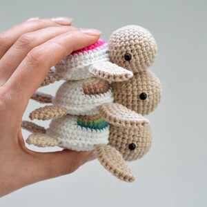 Crochet Turtle Rainbow Turtle Sea Animals Baby Gift Sea Baby Shower - Etsy