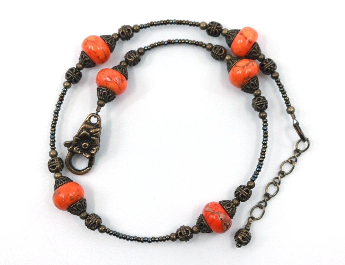 Orange boot jewelry trending now womans gift boho jewelry | Etsy