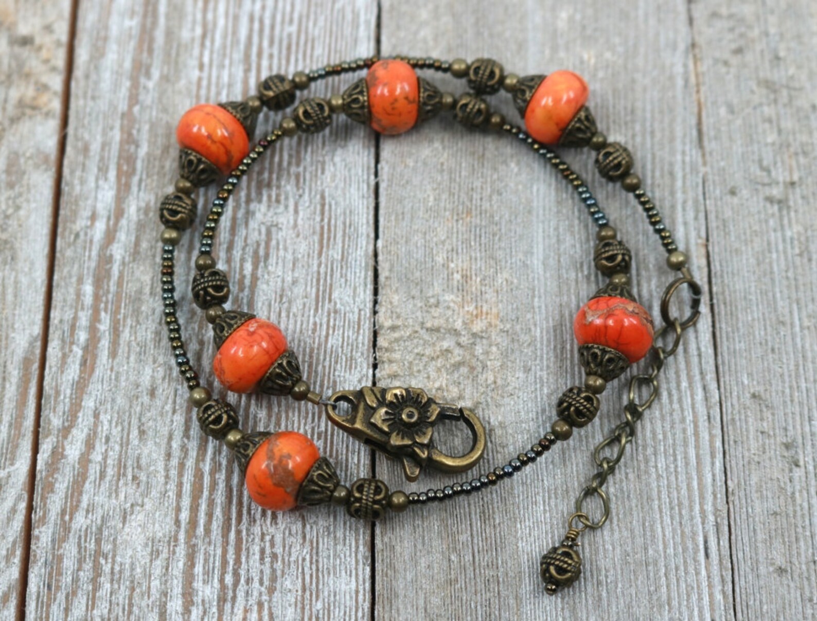 Orange boot jewelry trending now womans gift boho jewelry | Etsy