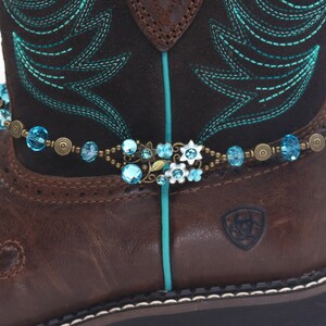 Floral Bootlet, Crystal Boot Bling, Boot Anklet, Boot Bracelet - Etsy