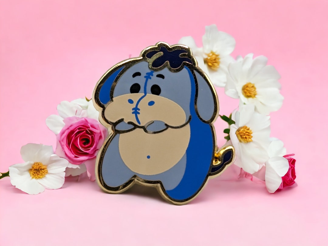 Eeyore Enamel Pin, Winnie the Pooh Accessory, Disney Character Jewelry ...