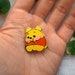 Cute Winnie the Pooh Pin, Enamel Accessory, Kawaii Jewelry, Pooh Bear ...