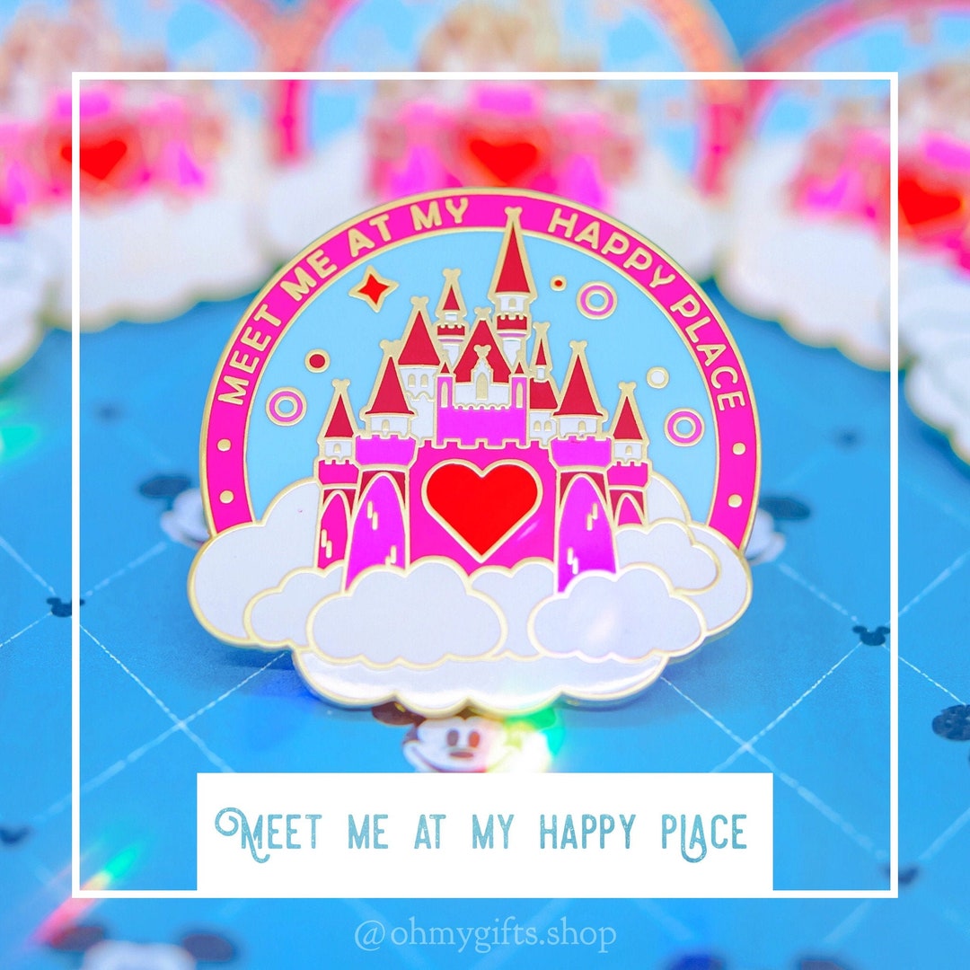 Fantasy Pin - Happy Castle Hard Enamel Pin - Etsy