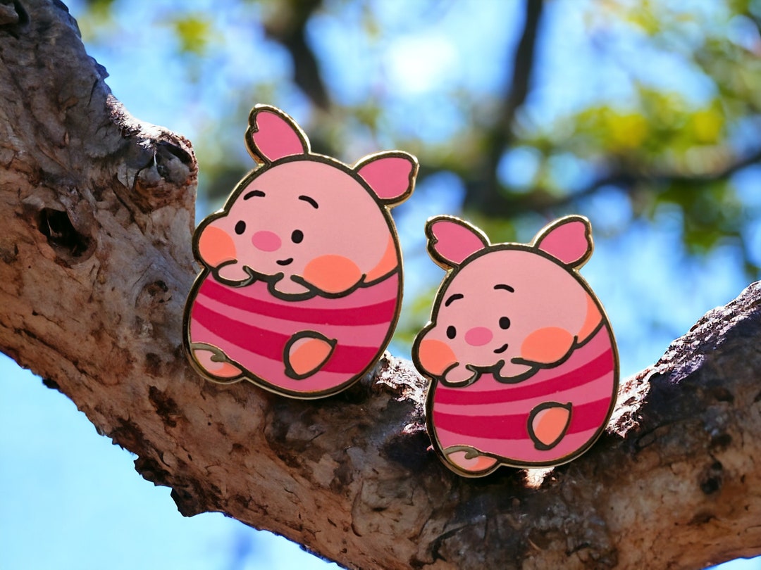 Disney Piglet Character Pin, Cute Enamel Pin, Disney Accessories, Cute ...