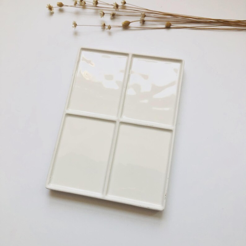 Ceramic Watercolor Palette Conch Artist Ceramic Palettes - Etsy