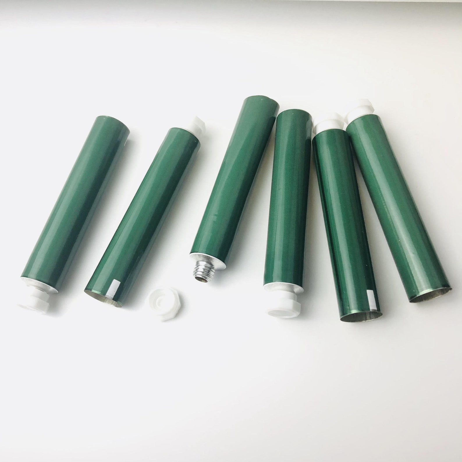 Aluminum Paint Tubes-green Empty Aluminum Paint Tubes - Etsy