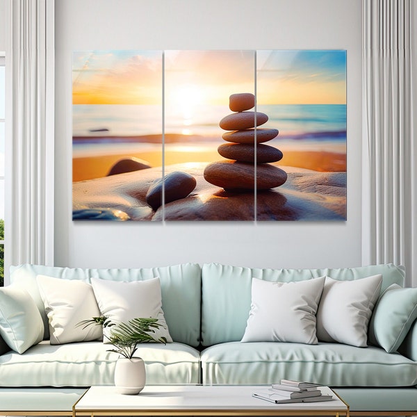 Zen Rocks Wall Art - Etsy