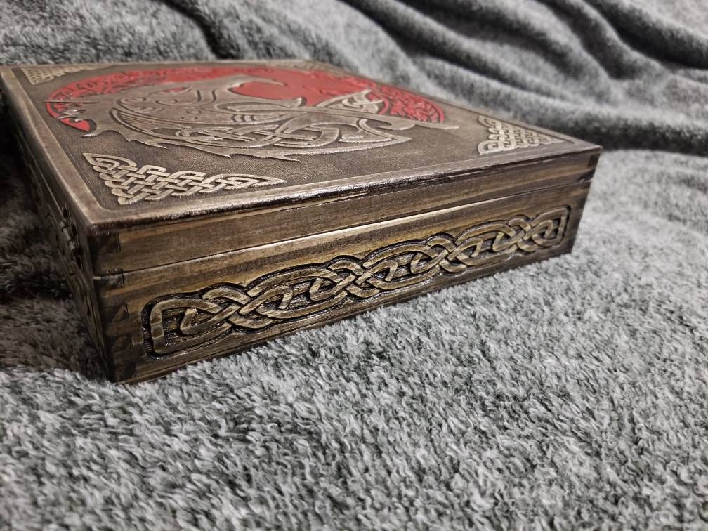 Custom Orlog Game Box With Dividers - Etsy