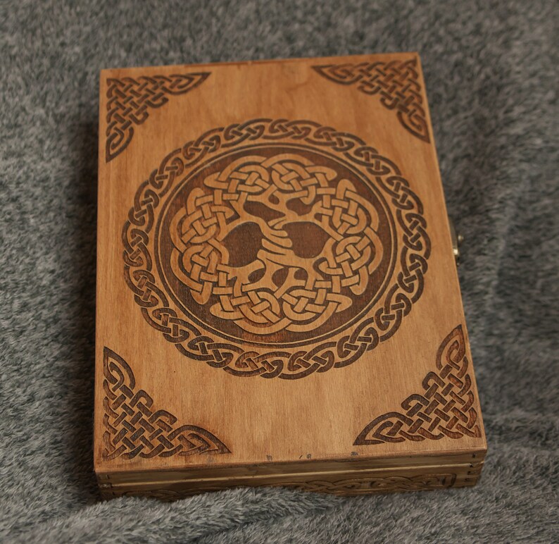 Celtic Tree of Life Themed Handmade Leather Craft Paper - Etsy