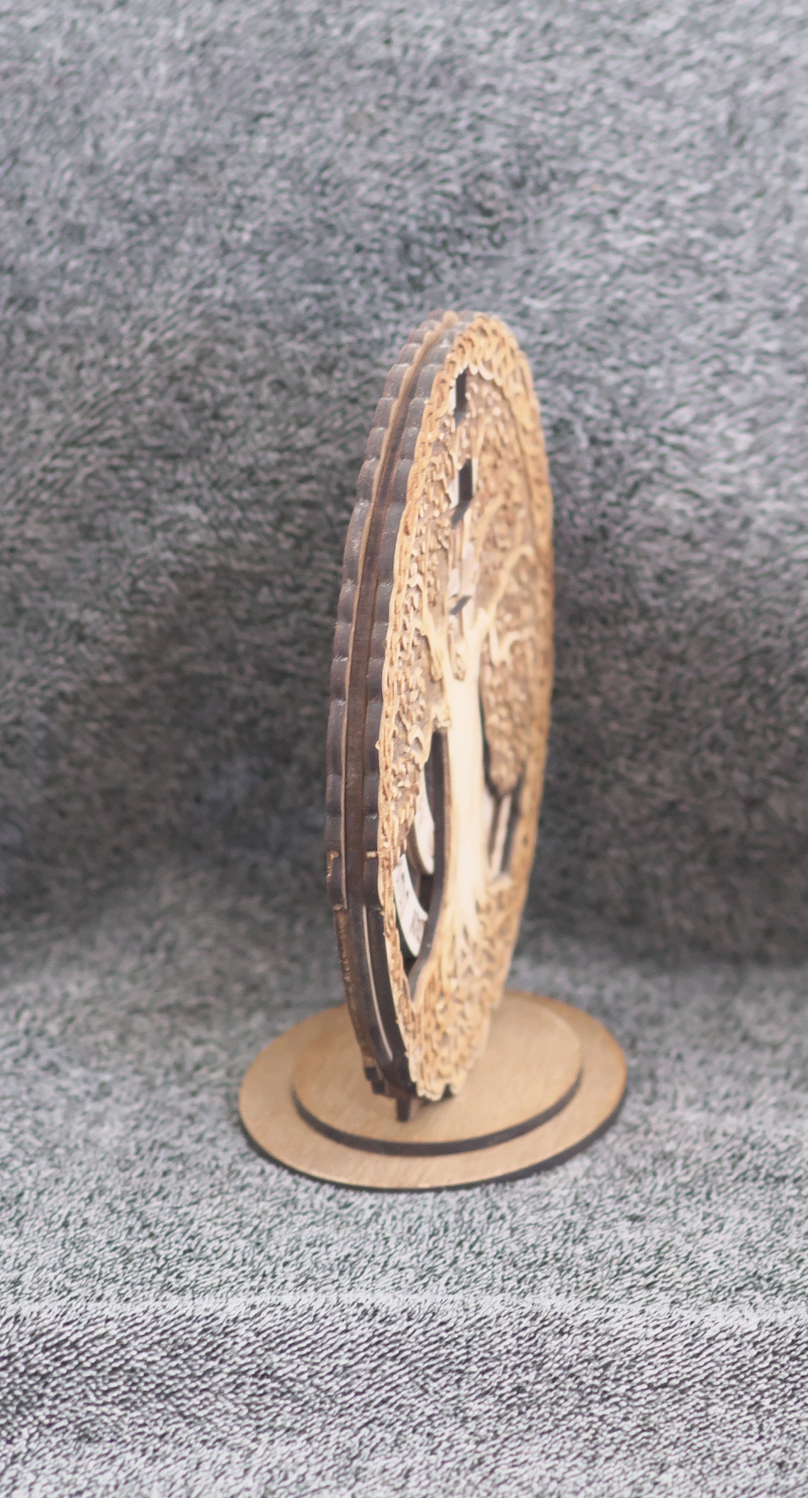 Celtic Tree Wooden Perpetual Calendar - Any Language - Personalizable ...