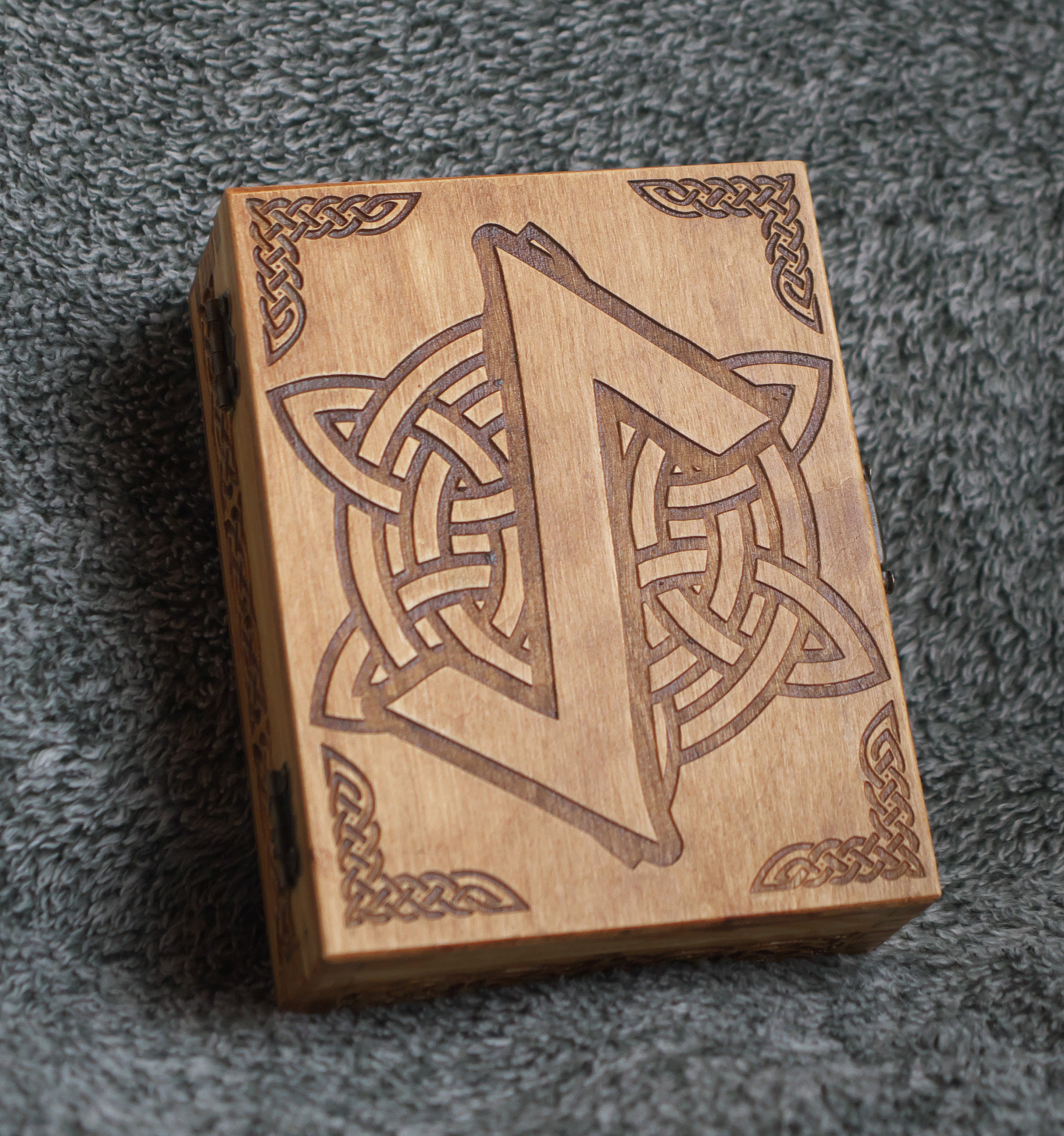 Viking Runic handmade leather craft paper notebook in wooden | Etsy