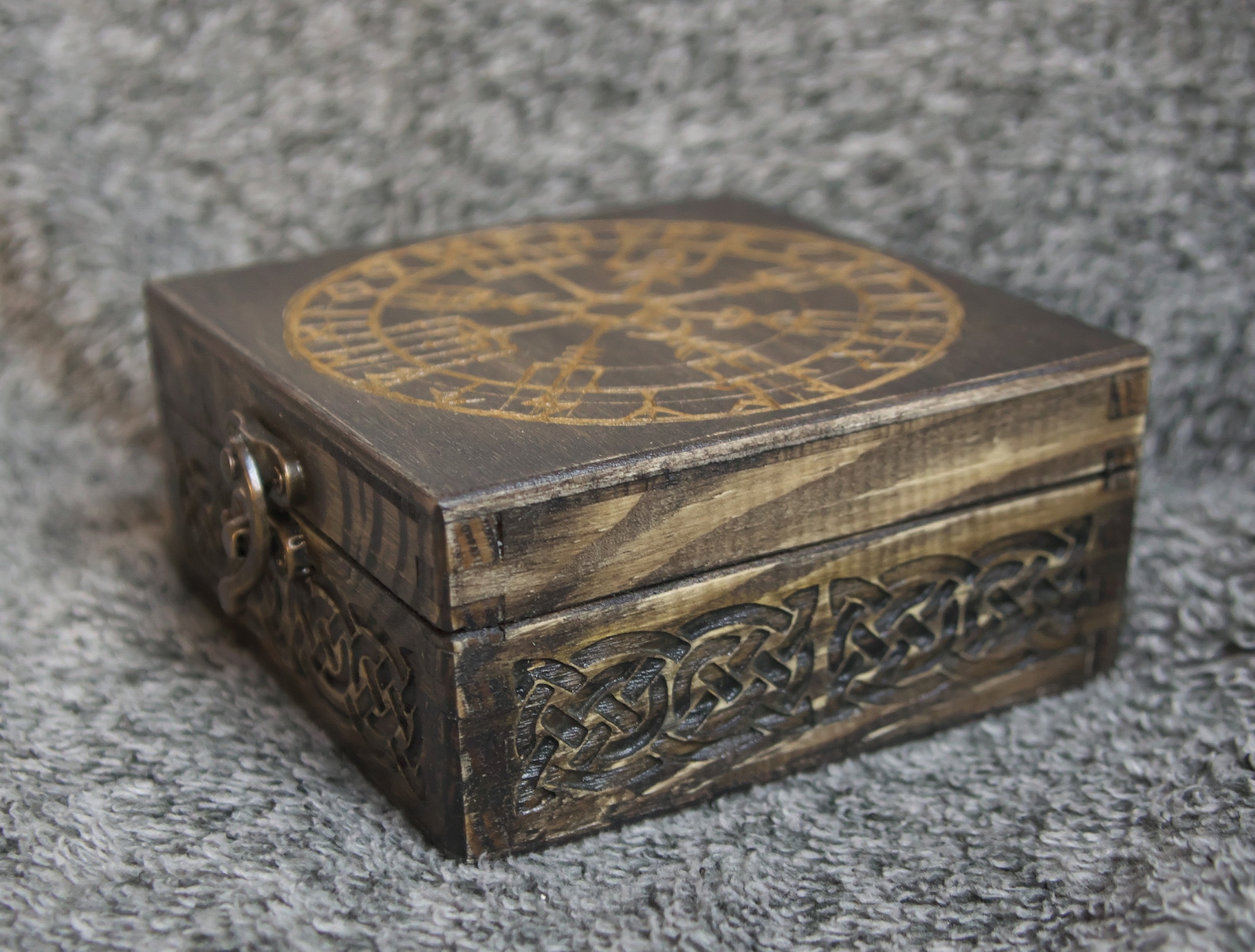 Ash Wood Elder Futhark Runes Set on Shield for Divination | Etsy