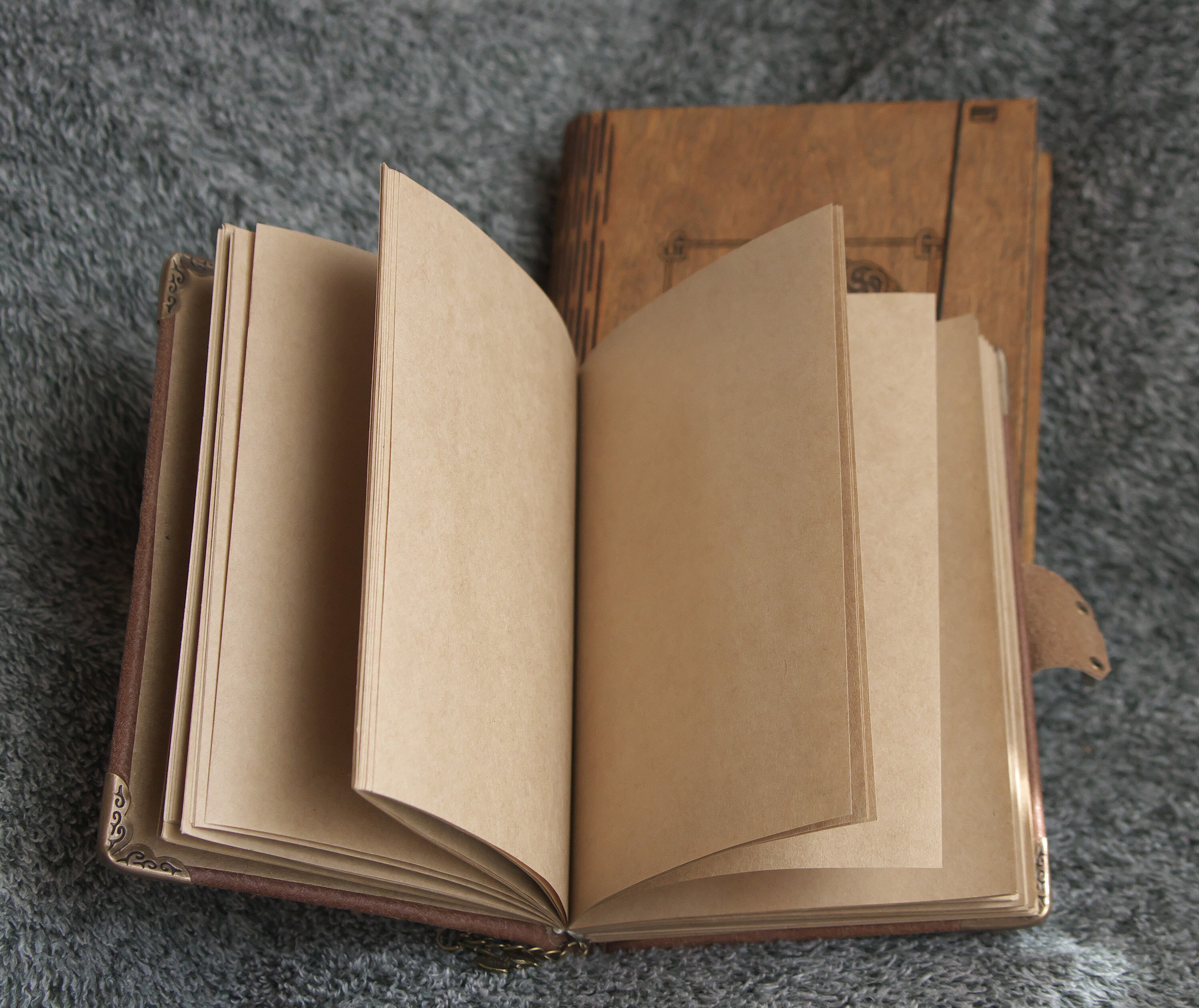 Viking Mjolnir Themed Handmade Leather Notebook in Wooden Box - Etsy