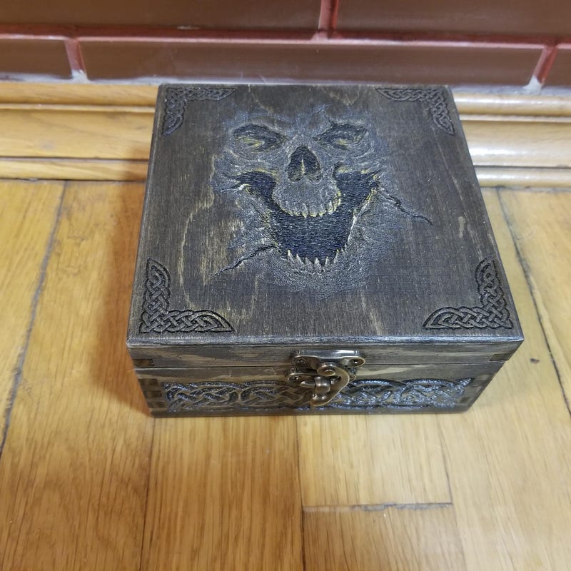 Skull Ring Box - Etsy