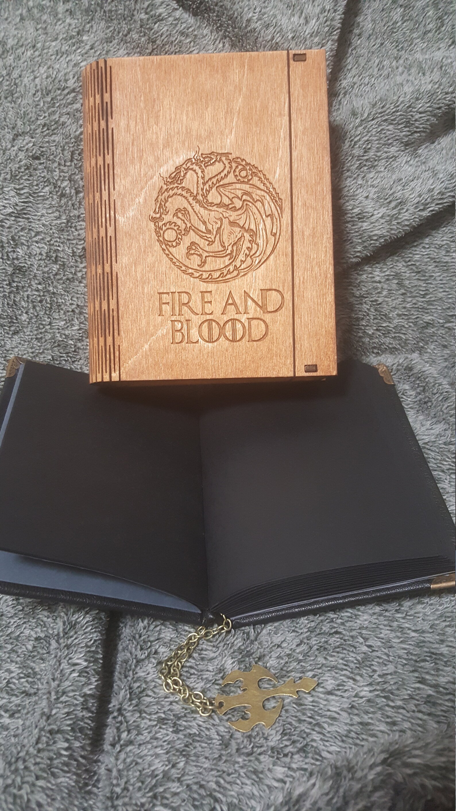 Red Dragon Themed Handmade Leather Black Paper Notebook in - Etsy