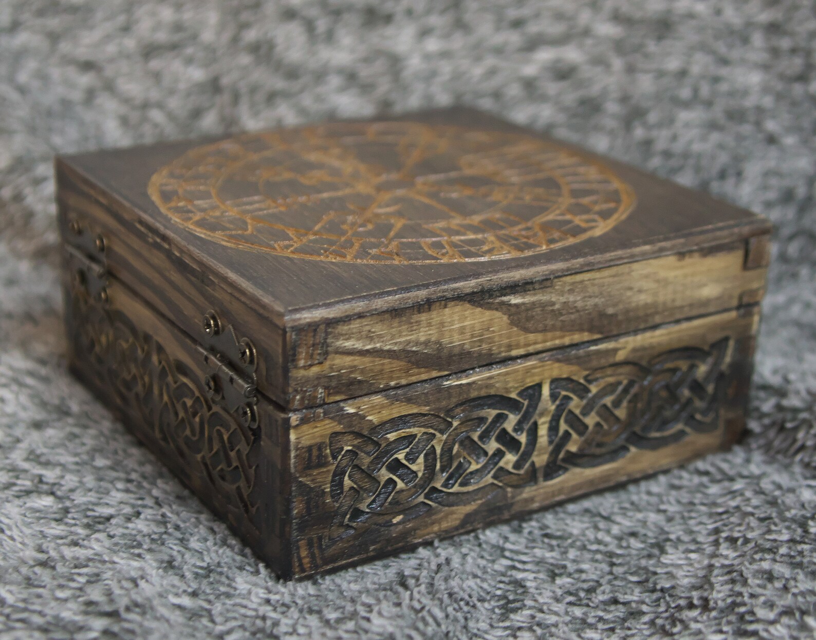 Ash Wood Elder Futhark Runes Set on Shield for Divination | Etsy