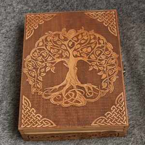 Celtic Tree of Life Themed Handmade Leather Craft Paper - Etsy