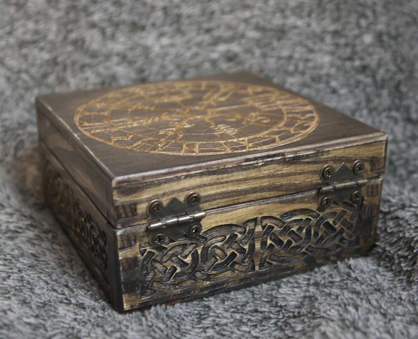 Ash Wood Elder Futhark Runes Set on Shield for Divination | Etsy