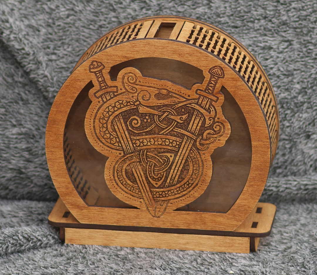 Celtic Viking Wooden Piggy Bank - Handmade Coin Bank - Etsy