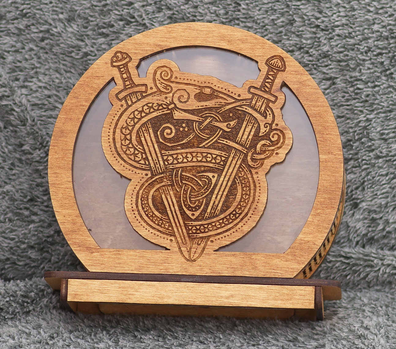 Celtic Viking Wooden Piggy Bank - Handmade Coin Bank - Etsy