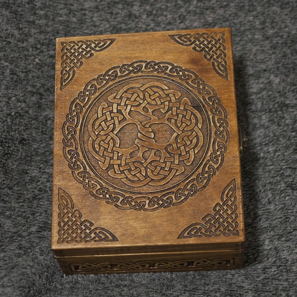 Wooden Box With Hidden Compartment - Etsy