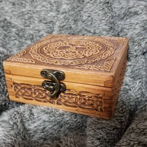 Ash Wood Elder Futhark Runes Set With Celtic Tree - for Divination ...