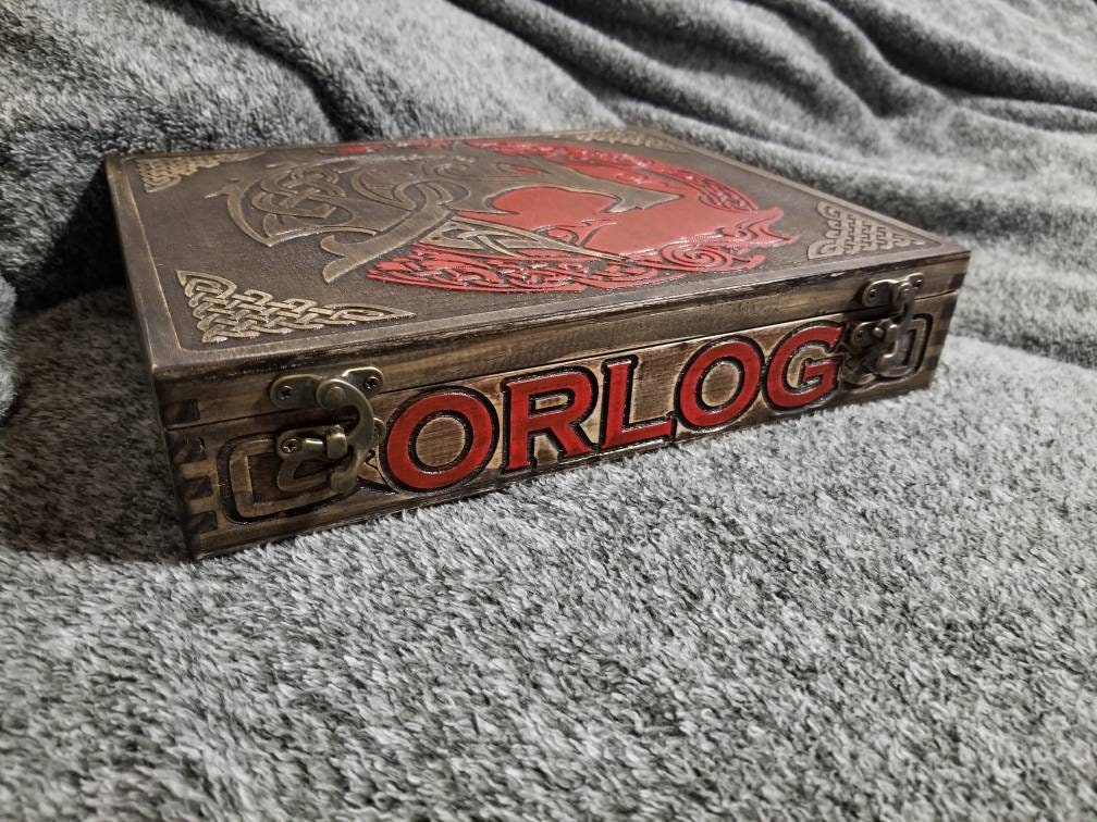 Custom Orlog Game Box With Dividers - Etsy