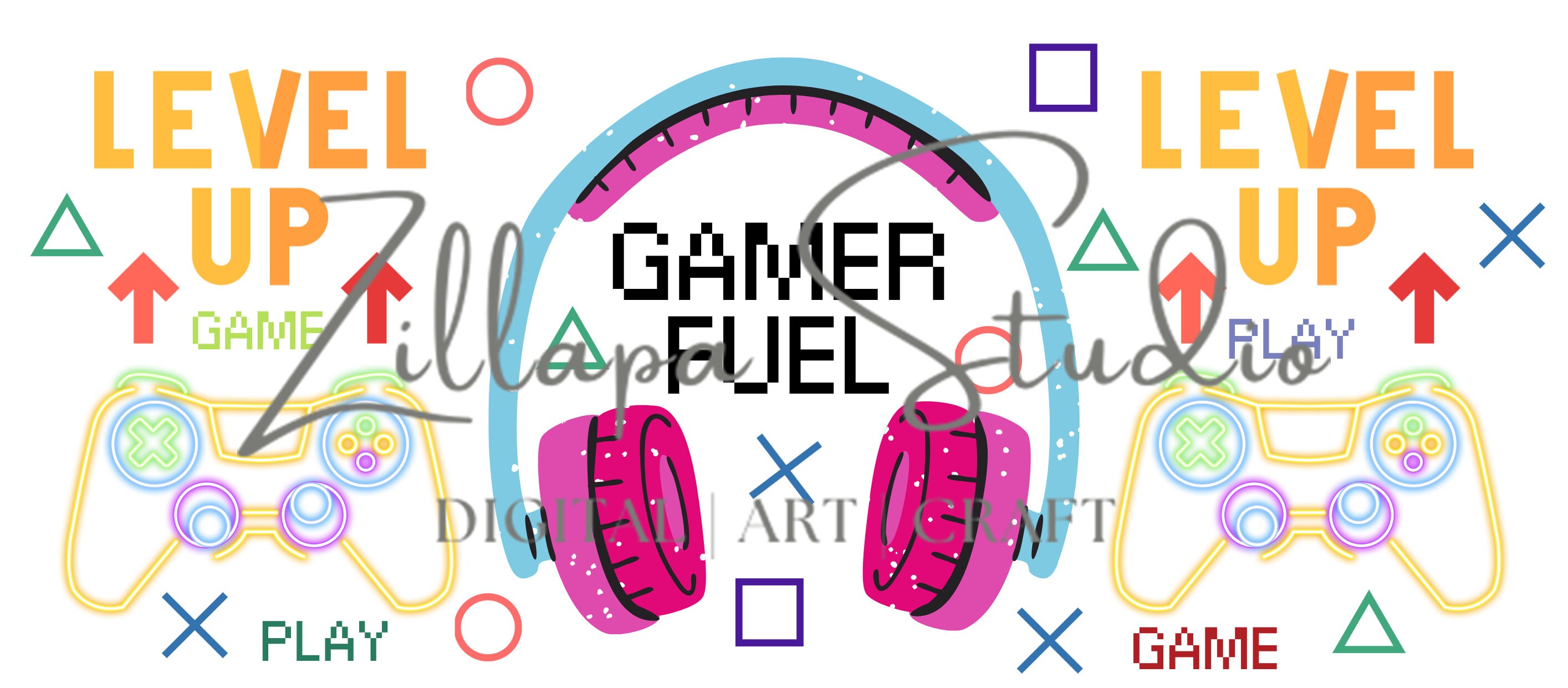 Gamer Fuel Video Game Controller 16 Oz Libbey Glass Can Tumbler Coffee ...