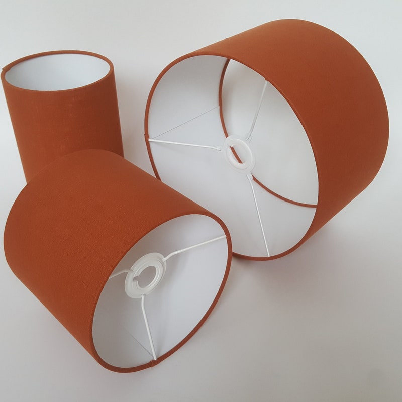 Orange Lamp Shade - Etsy UK