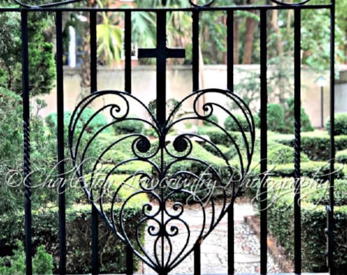 Heart Gate Charleston South Carolina PRINT - Etsy