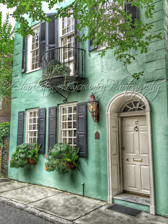 Haint Blue House Charleston South Carolina PRINT - Etsy