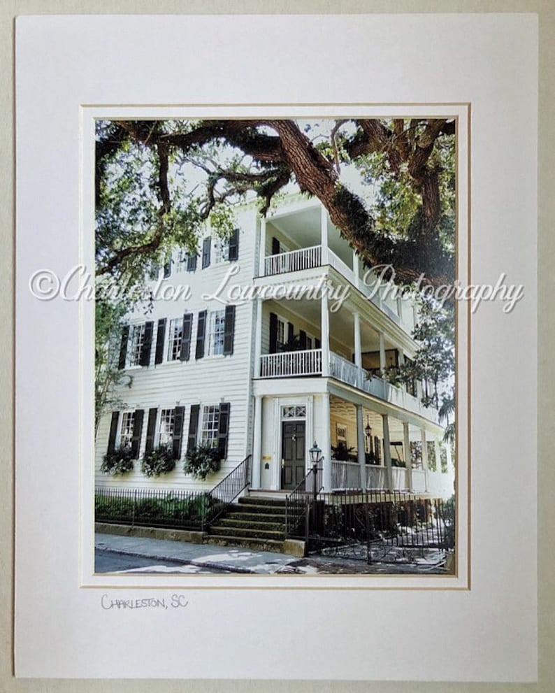 Seeing Triple (piazza Palace) - Charleston, South Carolina PRINT ...