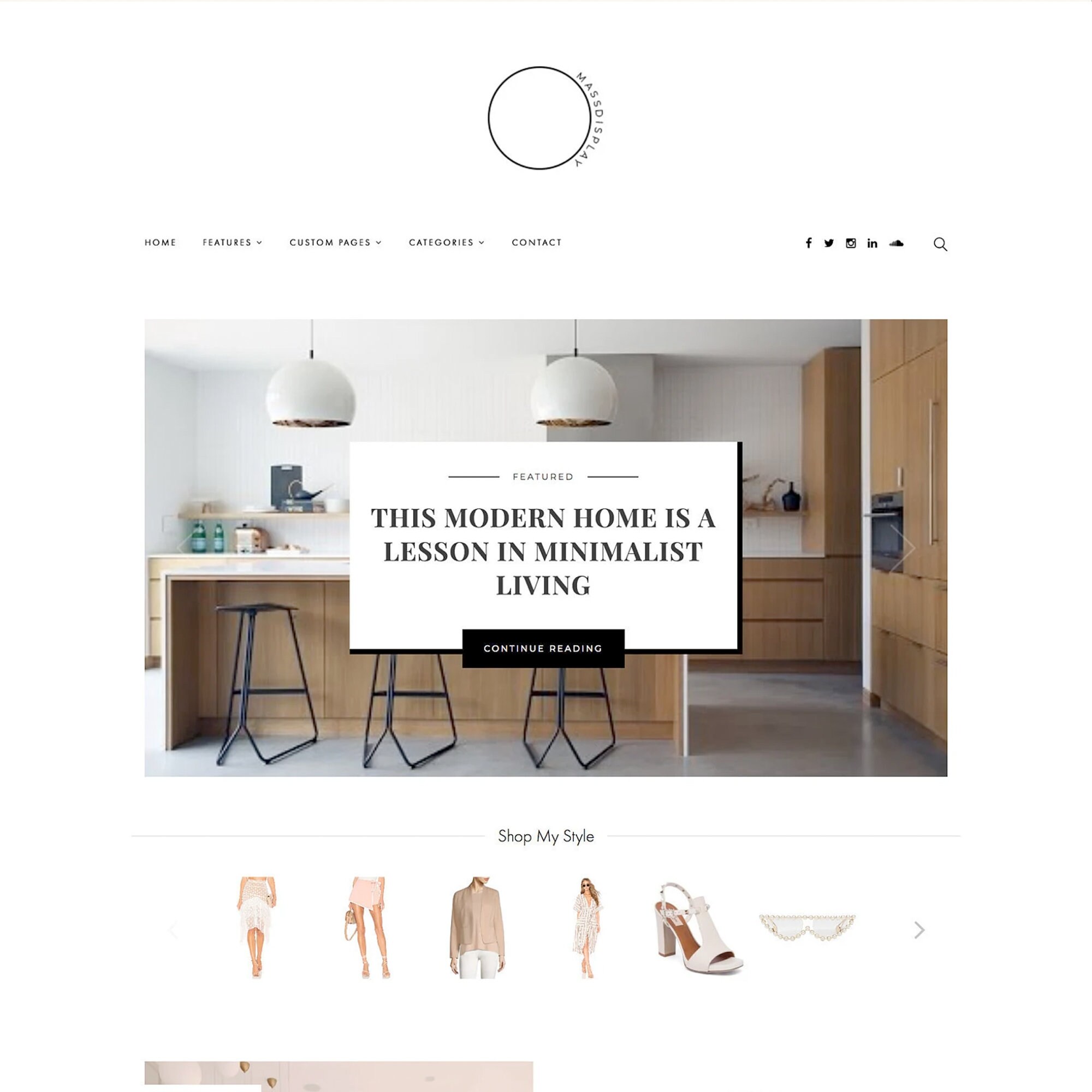 Massdisplay Responsive Blogger Template With Boxed Post Layout ...