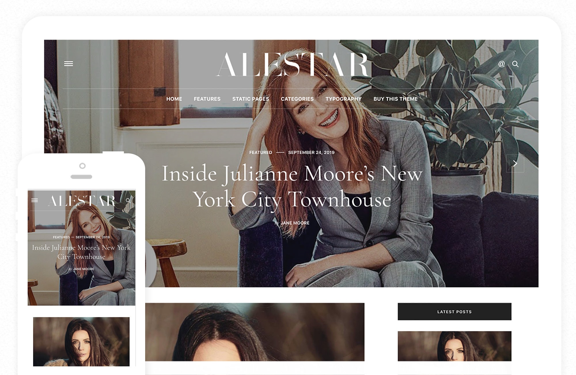 ALESTAR | Premade Blogger Template - Responsive Blogger Theme - Premade ...