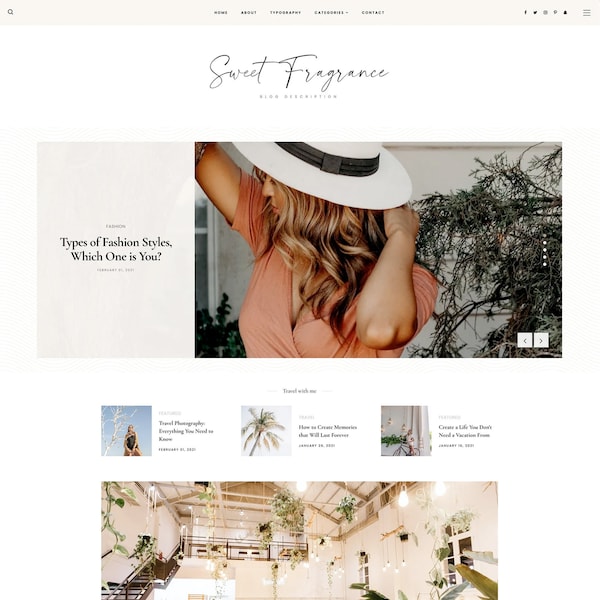 Blogger Template - Etsy
