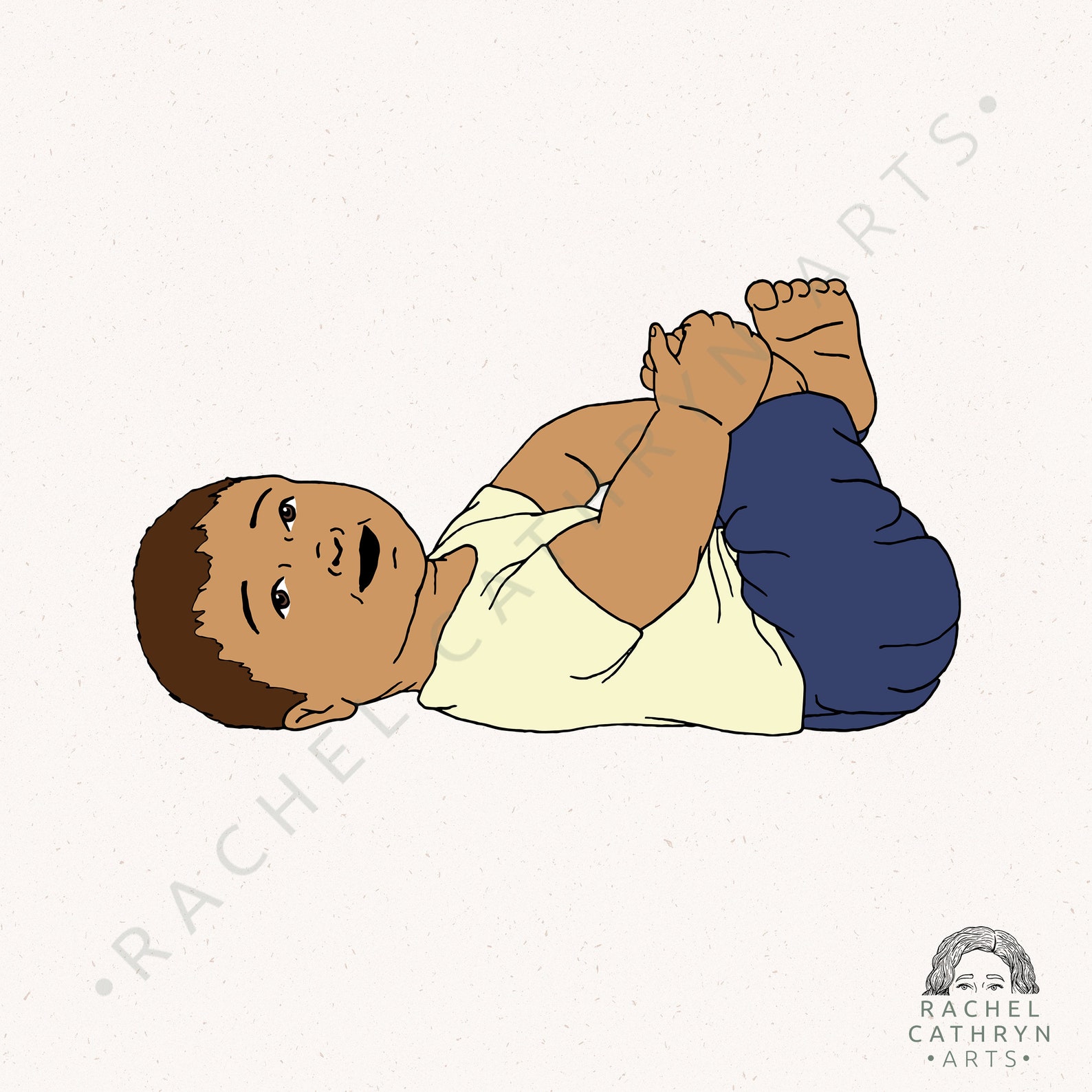 CUTE BABY ILLUSTRATIONS Png and Tiff Download | Instant Digital ...