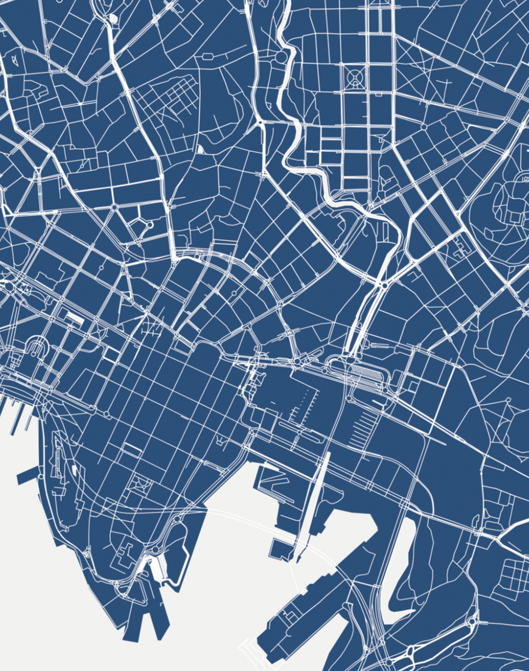 Wall Art Custom Digital Map Personalized Map City Map - Etsy