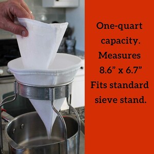Maple Syrup Filter Set- 1 Qt. (3 Pieces)- One Maple Syrup Making Heavy ...