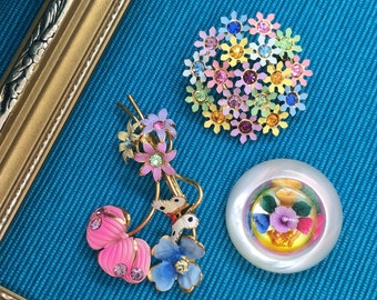 Spring brooch | Etsy