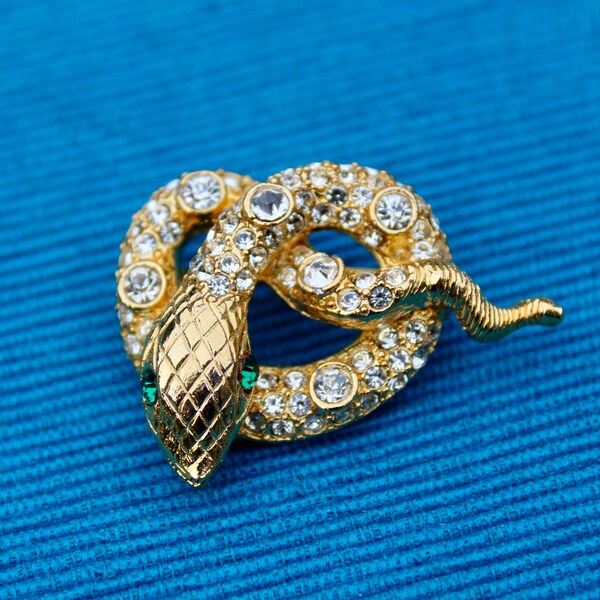 Snake Brooch - Etsy