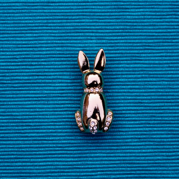 Rabbit Brooch - Etsy UK