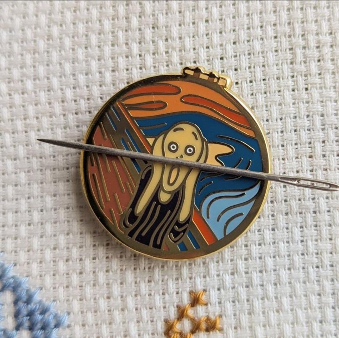 The Scream | Needle Minder - Etsy