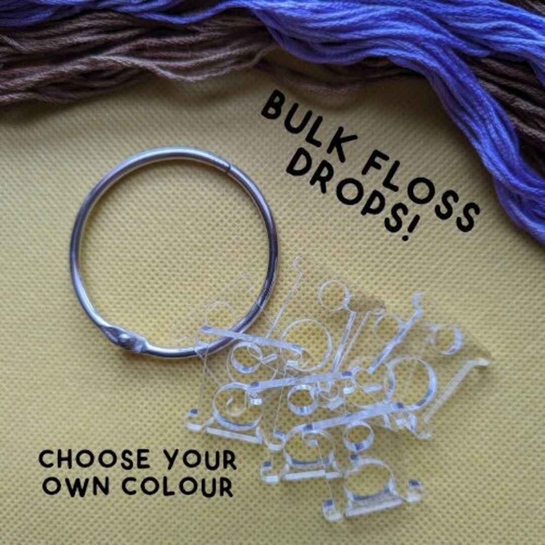 Bulk Floss Drops - Mini Bobbin Floss Drop - Etsy