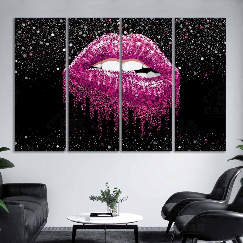 Glitter Lips - Etsy