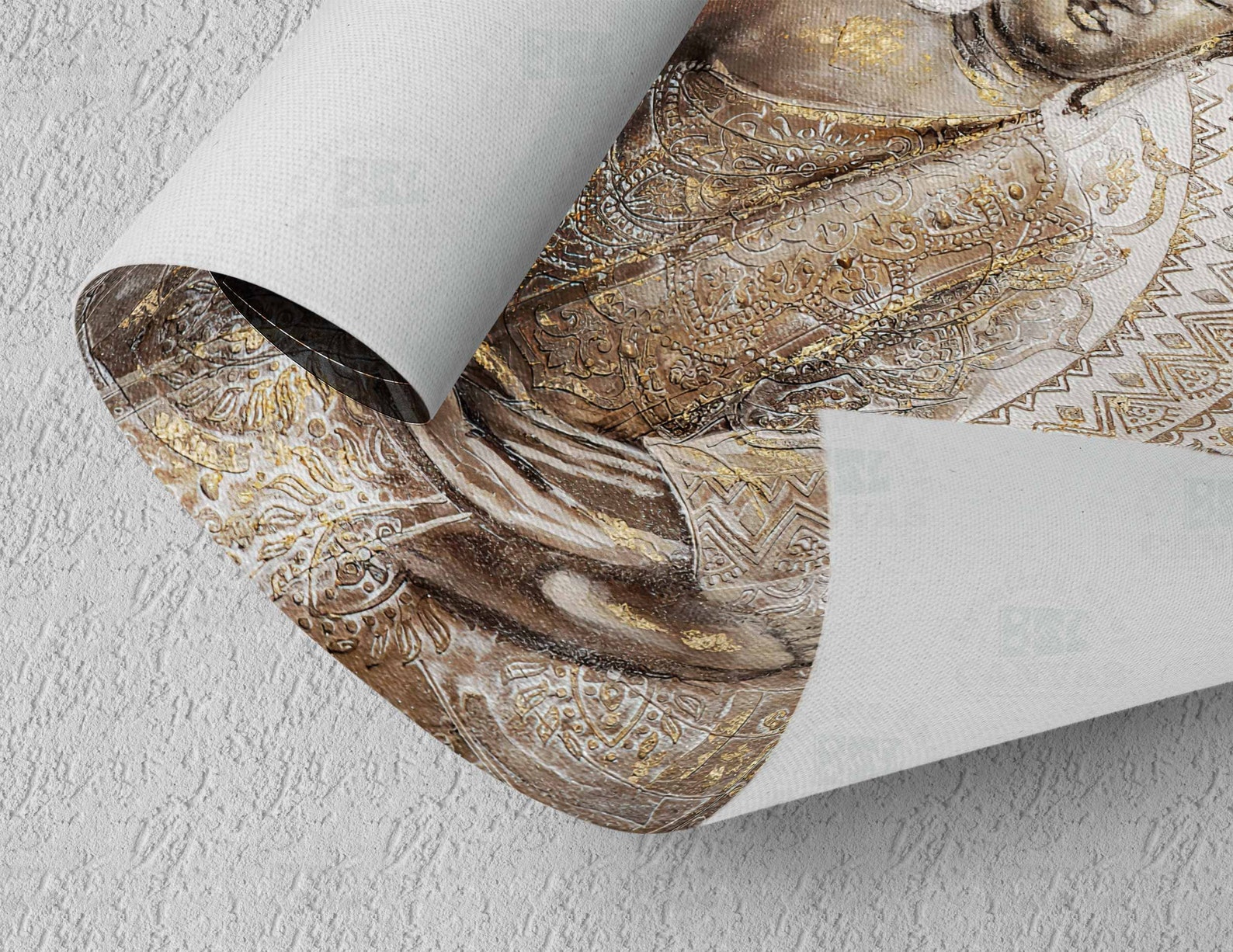 Buddha Abstract Print Floating Frame Buddha Wall Art Asian - Etsy