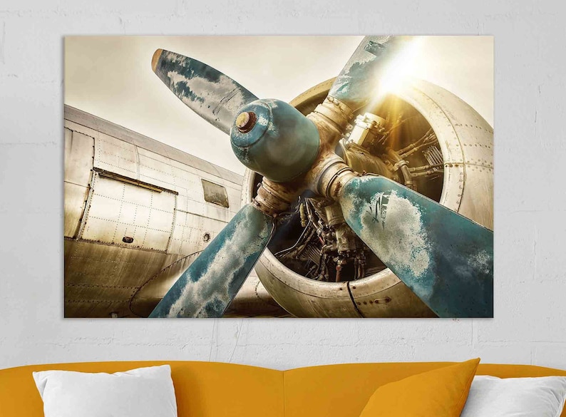 Aviation Art Airplane Wall Art Decor Airplane Office Wall - Etsy